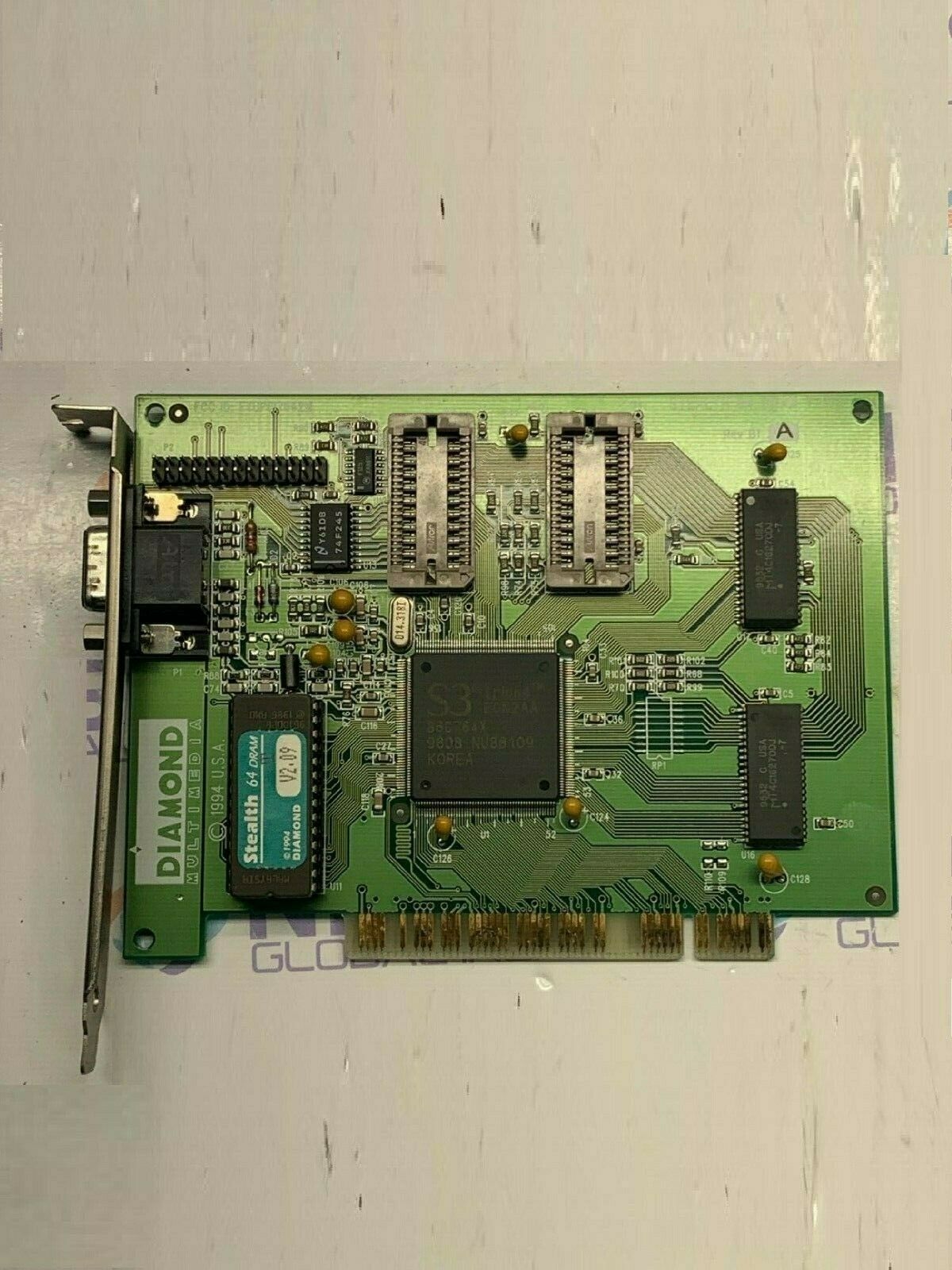 23030066-203 DIAMOND STEALTH 64 GRAPHICS PCI 2MB DRAM VIDEO CARD WITH ...