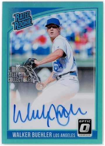 2018 Panini Donruss Optic - Rated Rookie Signatures Walker Buehler #RRS ...