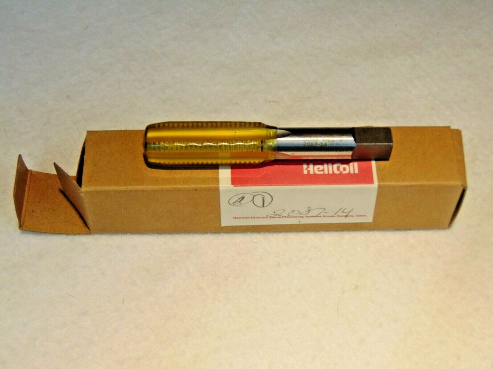 M14x2 HELICOIL STI PLUG TAP FOR INSTALLING THREAD INSERTS, HSS, MADE IN ...