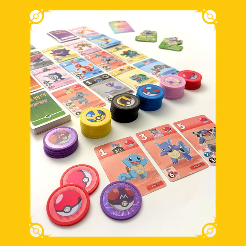 Pokemon Splendor Pikachu edition Card Board Game Korean Gift For Kids ...