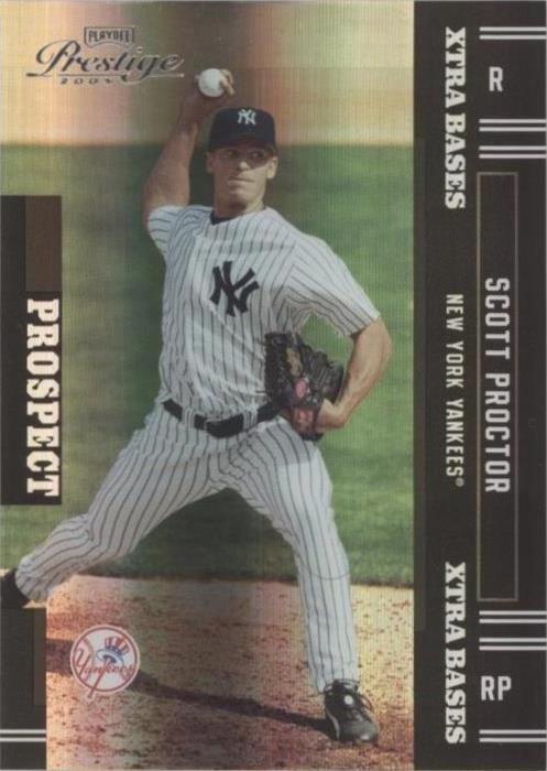 2005 Playoff Prestige - Scott Proctor #164 Xtra Bases Black /25 for ...