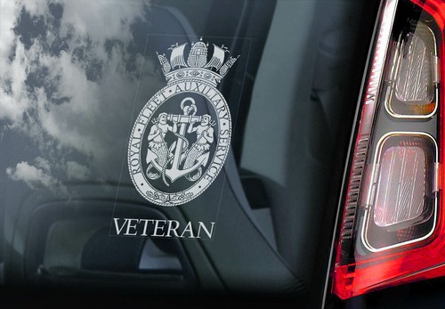 Royal Fleet Auxiliary Service Veteran, Car Sticker - Military Forces ...