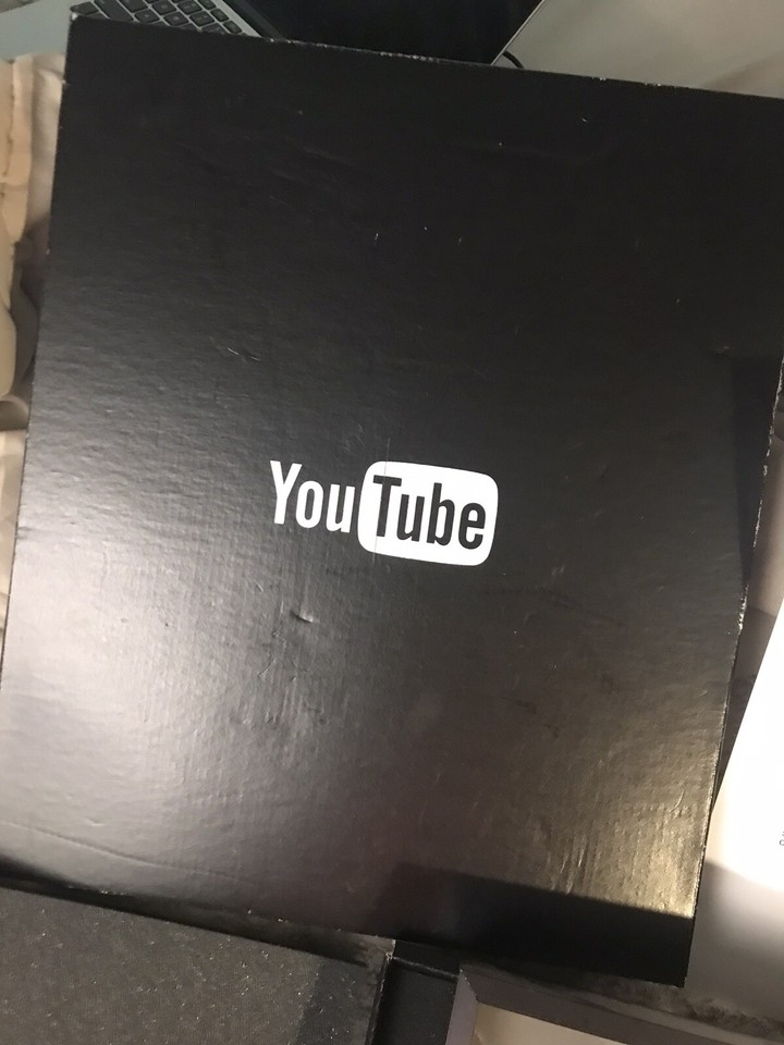 YouTube 100k Play Button Plaque (100% Authentic) 2017 | eBay
