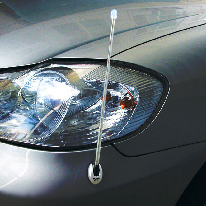 5X( Car Telescopic Antenna Elasticity Bumper Corner Pole Universal ...