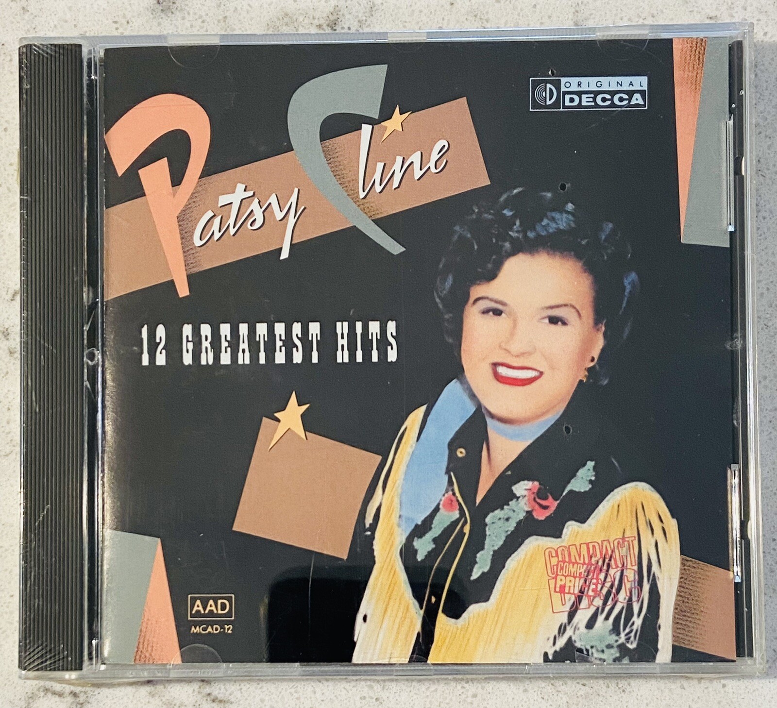 NEW & SEALED ~ 1988 PATSY CLINE 12 GREATEST HITS CD ~ 76742214227| eBay