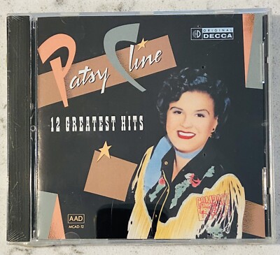NEW & SEALED ~ 1988 PATSY CLINE 12 GREATEST HITS CD ~ 76742214227| eBay