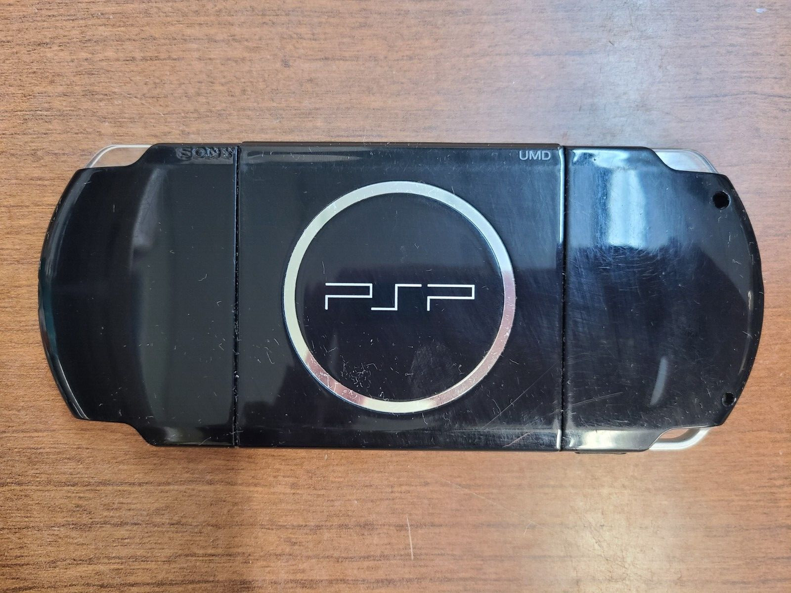 SONY PSP PLAYSTATION PORTABLE BLACK HANDHELD GAMING CONSOLE PSP-3001 AS ...