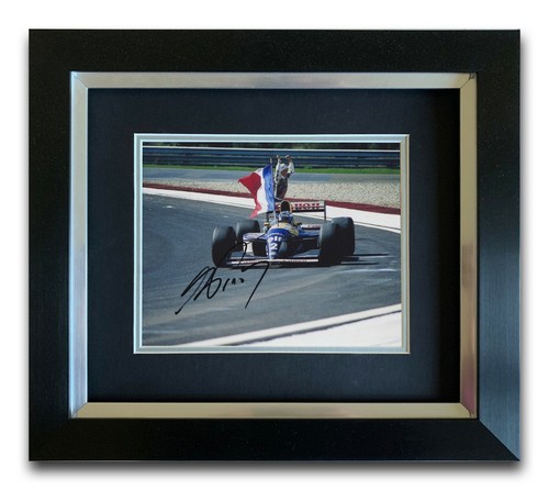 ALAIN PROST HAND SIGNED FRAMED PHOTO DISPLAY - FORMULA 1 AUTOGRAPH. | eBay