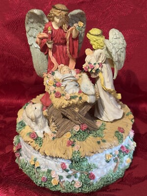 Seraphim Angels Nativity Music Box | eBay