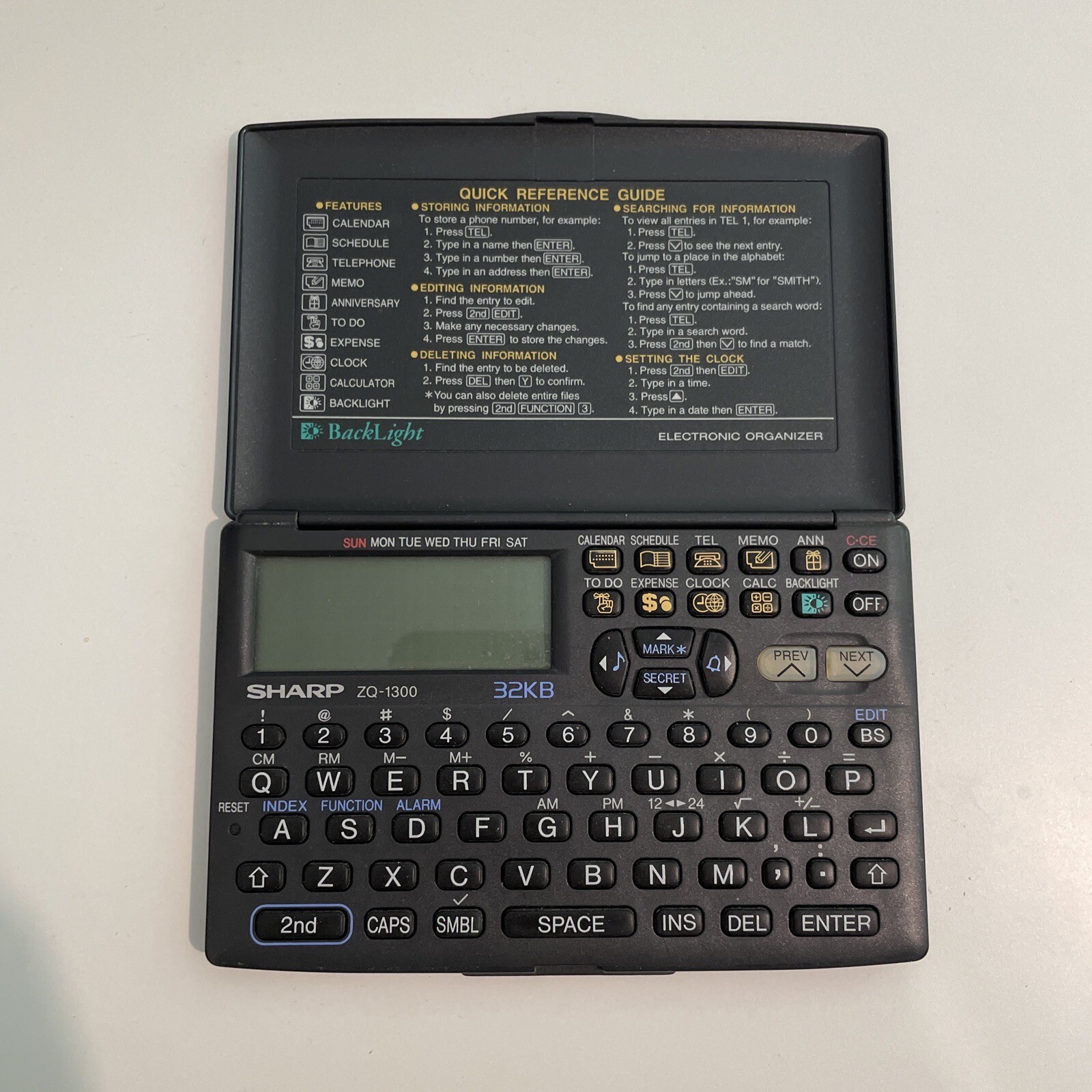 Sharp ZQ-1300 Electronic Organizer | eBay Australia