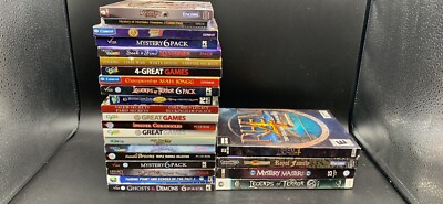 Lot of 25 Windows PC CD Rom Video Games Tested & Working Nice Condition ...