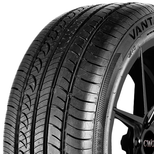 (QTY 2) 245/45ZR17 Vantage UHP 99W XL Black Wall Tires | eBay