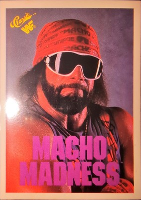 Macho Man Randy Savage #60 Classic WWF 1990 Titan Sports | eBay