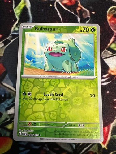 Bulbasaur 001/165 Sv: Scarlet & Violet 151 Reverse Holo (b) | eBay