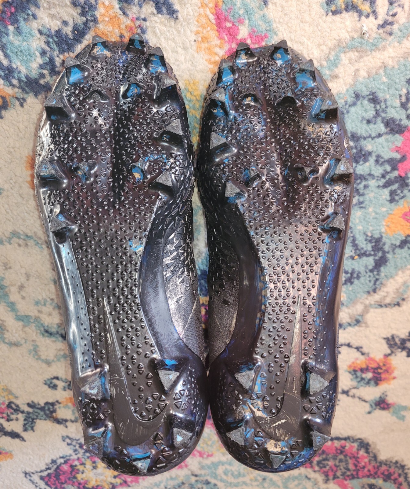 *RARE* Nike Force Savage Elite Lineman Football Cleats Black/Black SIZE ...