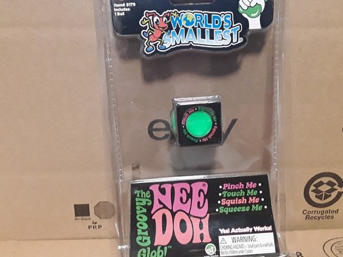 World's Smallest Nee Doh The Groovy Glob Needoh Green | eBay