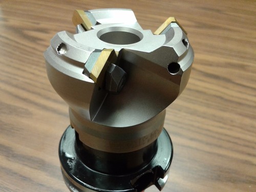 2" 45 degree indexable face shell mill w. CAT40 Arbor,face milling ...