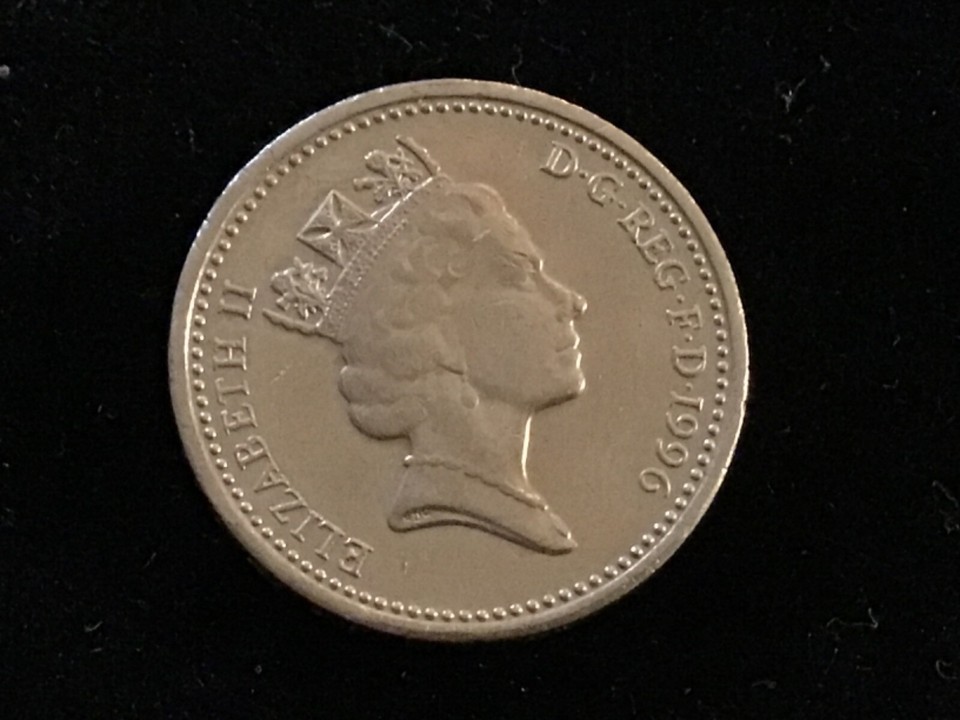 1996 British England Pound Coin Celtic Cross &Torc Representing ...