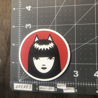 Emily The Strange Logo Adult Humor Skateboard Guitar Phone Sticker ...