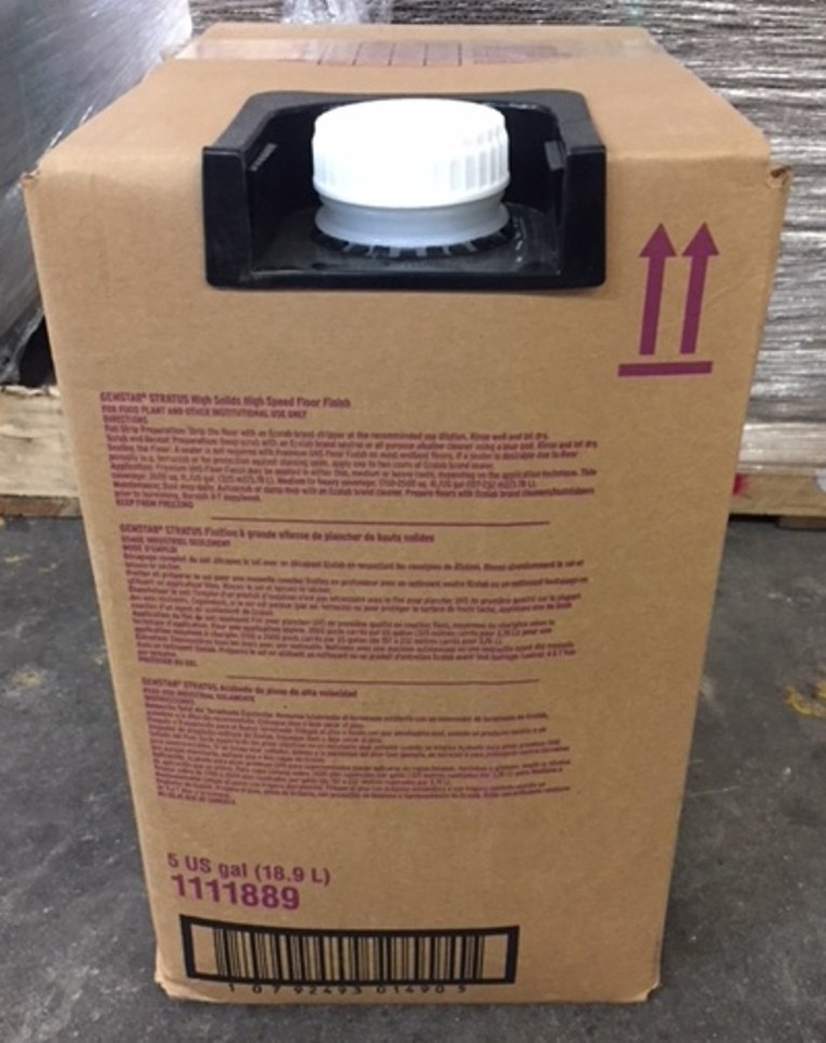 ECOLAB GEMSTAR STRATUS 1111889 HIGH SOLID HIGH SPEED FLOOR FINISH 5 ...