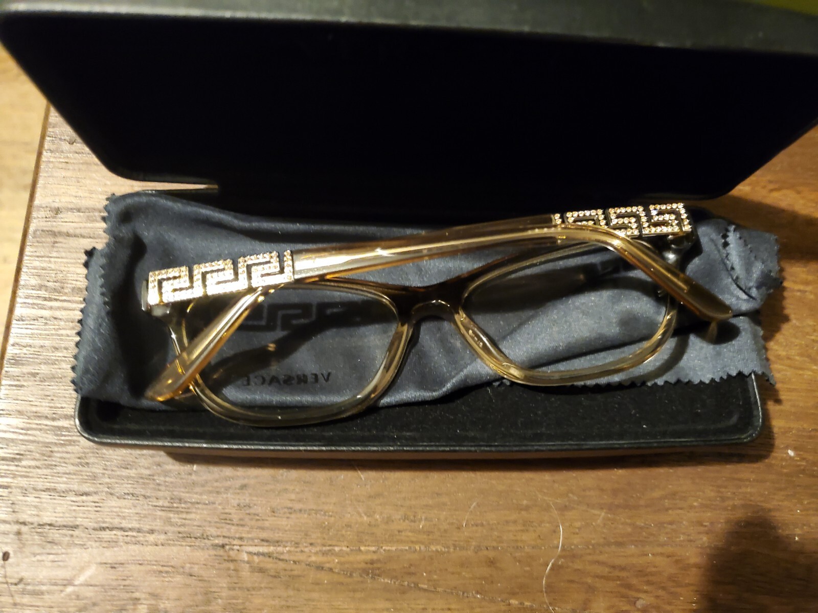 Versace Greek key glasses frames women new. | eBay