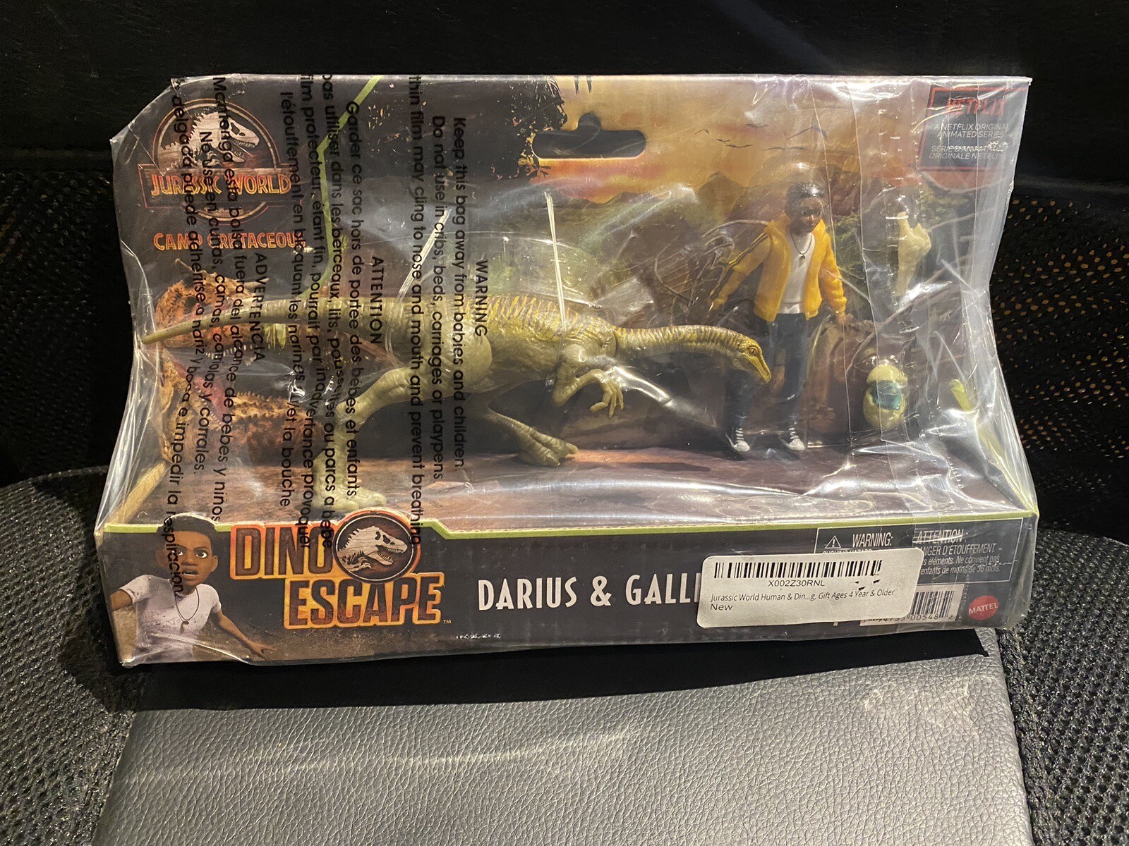 Darius & Gallimimus Toy – Jurassic World Camp Cretaceous Figure – New ...