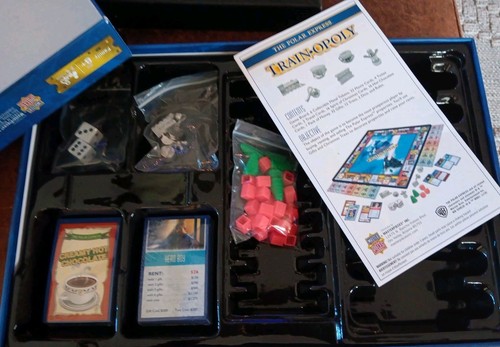 Monopoly Collector's The Polar Express Train-opoly Edition Boardgame ...