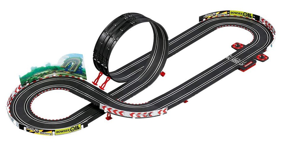 Carrera GO Mario Kart Slot Car Racing Set 16 Feet Track with Mario ...