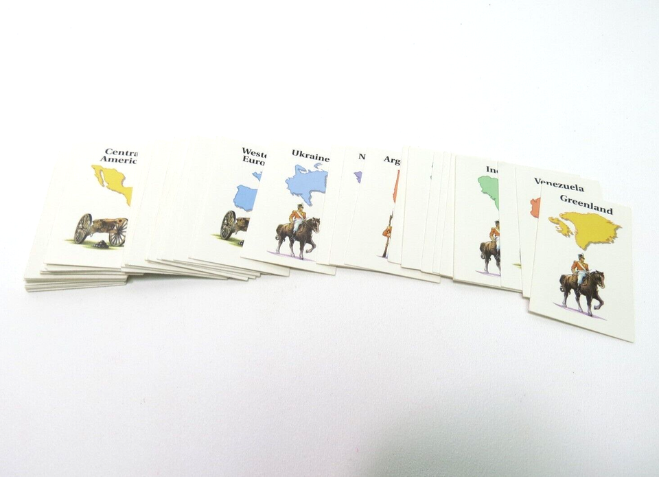 1993 Risk Game Replacement Set of 56 Risk Cards | eBay