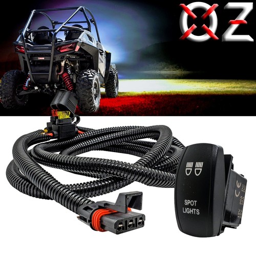 Pulse Power Bus Bar Plug Spot Light On/Off Rocker Switch Wire Harness ...
