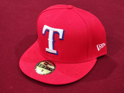 Texas Rangers - Red New Era 9FIFTY Authentic Collection Fitted Hat ...