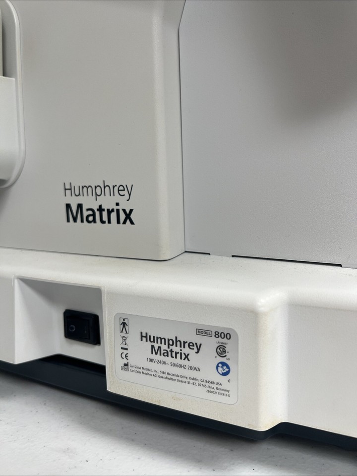 Zeiss Humphrey Matrix 800 Visual Field Analyzer | eBay