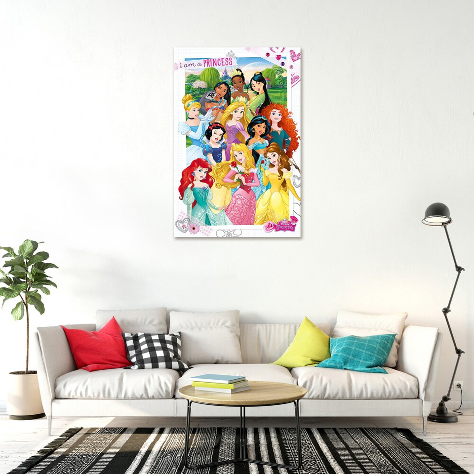 Disney Princess - Movie Poster / Print (I Am A Princess - 11 Princesses ...