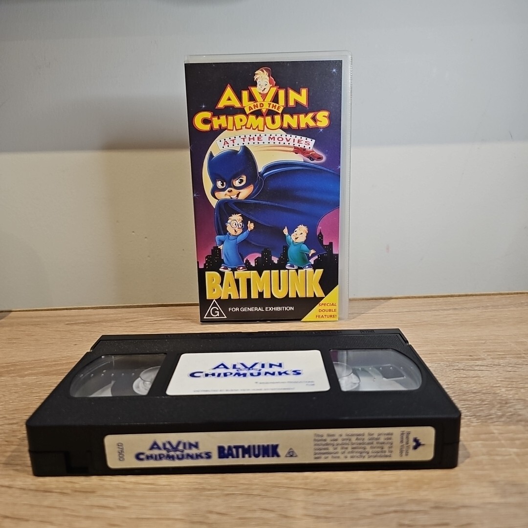 Alvin And The Chipmunks At The Movies : Batmunk VHS VIDEO TAPE TESTED ...