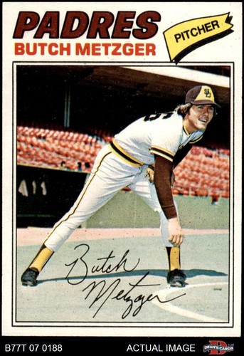 1977 Topps #215 Butch Metzger Padres 8 - NM/MT B77T 07 0188 | eBay