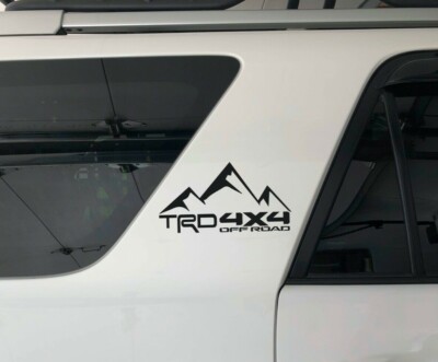 TRD Sticker Decal 4Runner Off Road Mountains Tacoma Tundra SR5 Pro ...