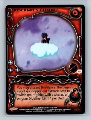 Yu Yu Hakusho TCG - Koenma's Cloud? C92 - 1ST EDITION - Gateway Score ...