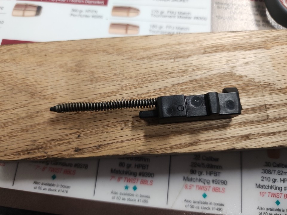 BROWNING BUCKMARK Recoil spring Assembly NOS Spring Guide rod firing ...