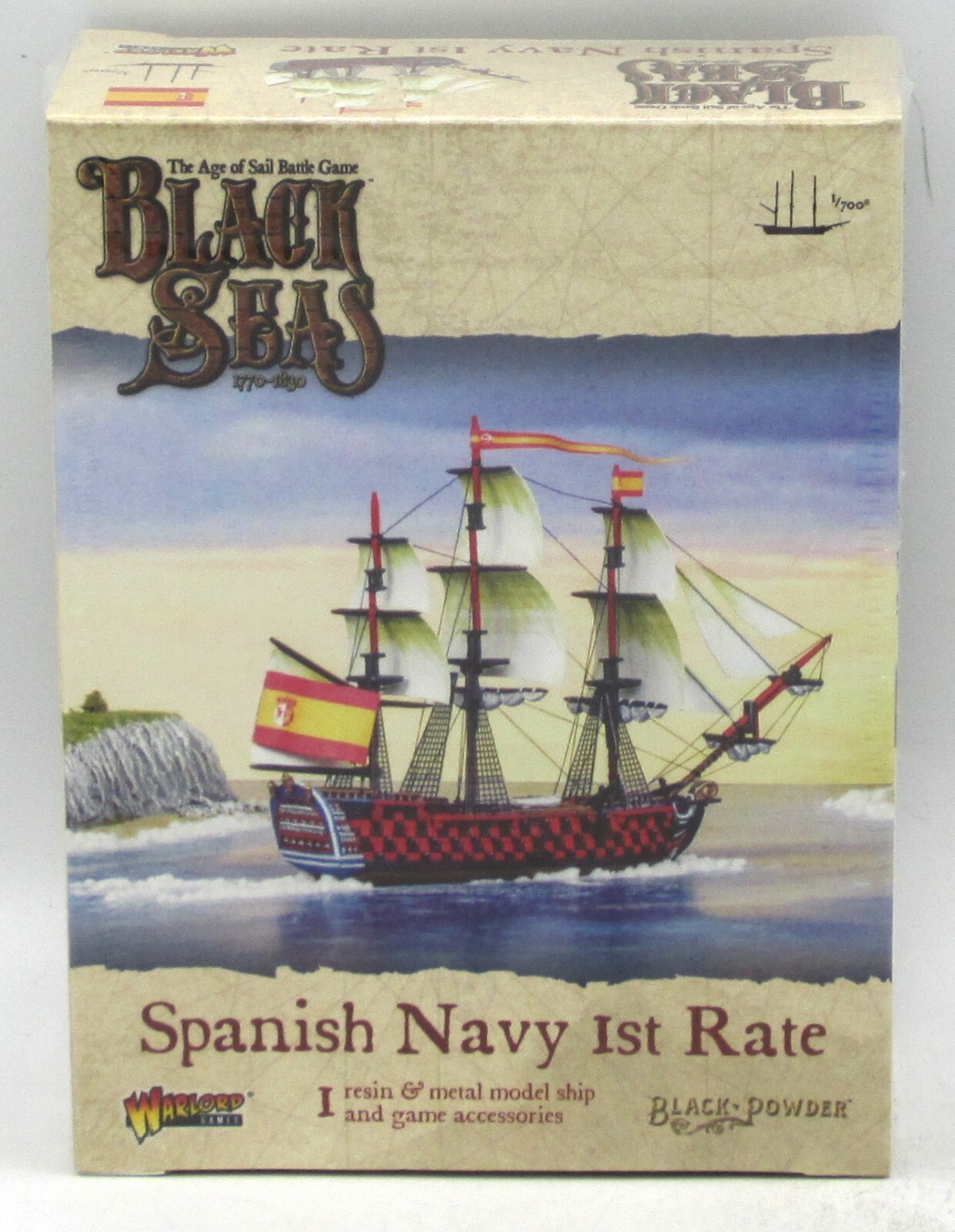 Black Seas 792413003 Spanish Navy 1st Rate (Ship) Age of Sail Warlord ...