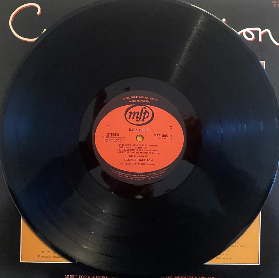 George Harrison, Dark Horse, (MFP) Vinyl Record album | eBay UK