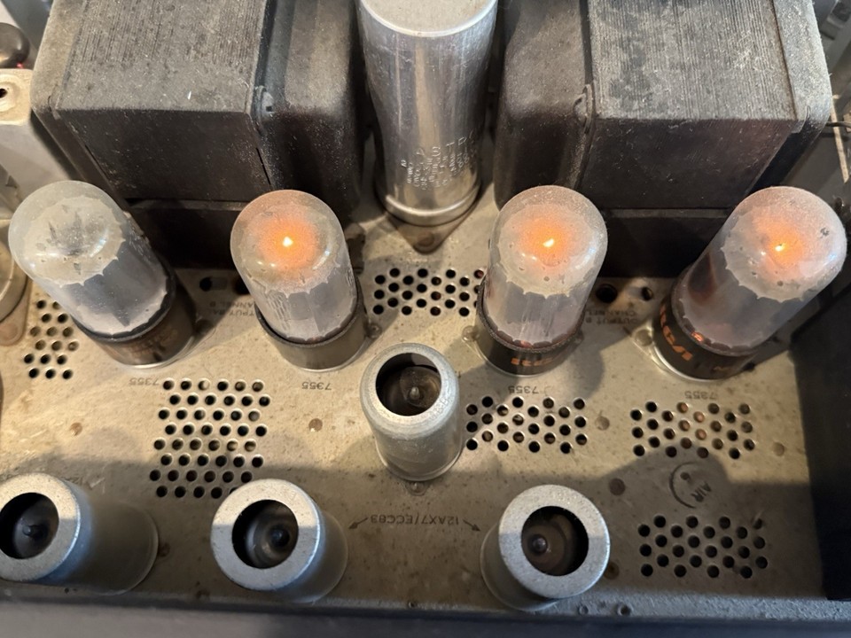 Set of 4 Vintage RCA 7355 Electron Tubes Removed Harman Kardon TA5000X ...