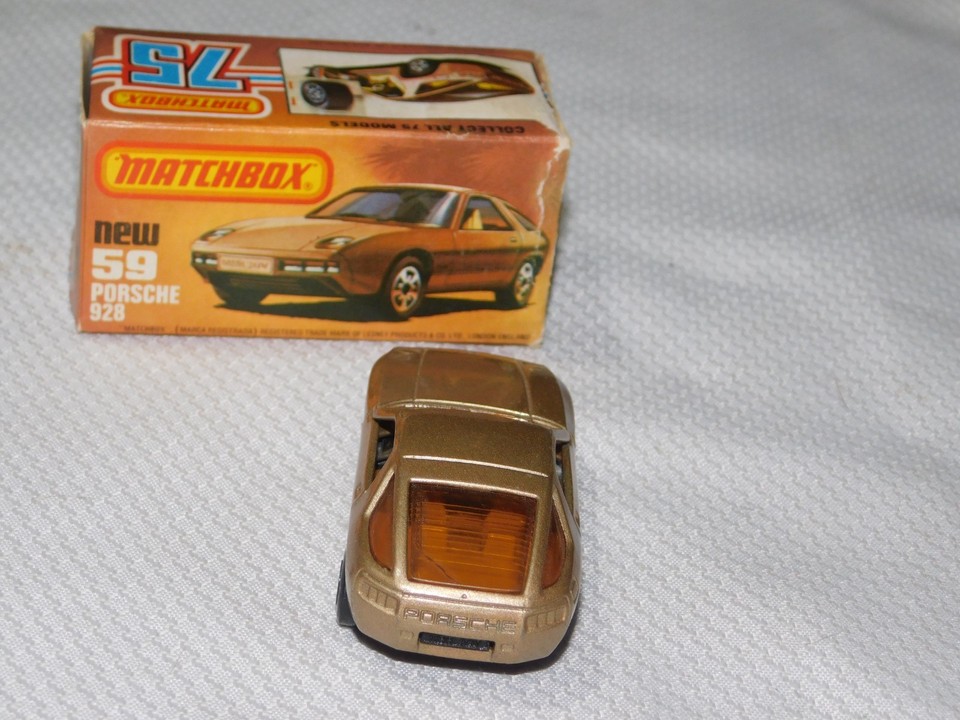 1979 Matchbox #59 Porsche 928, Tan with Brown Interior in VG Original ...