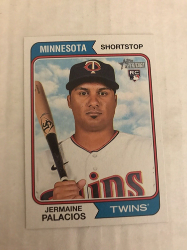 2023 Topps Heritage Jermaine Palacios Rookie Card Minnesota Twins 1.00 ...