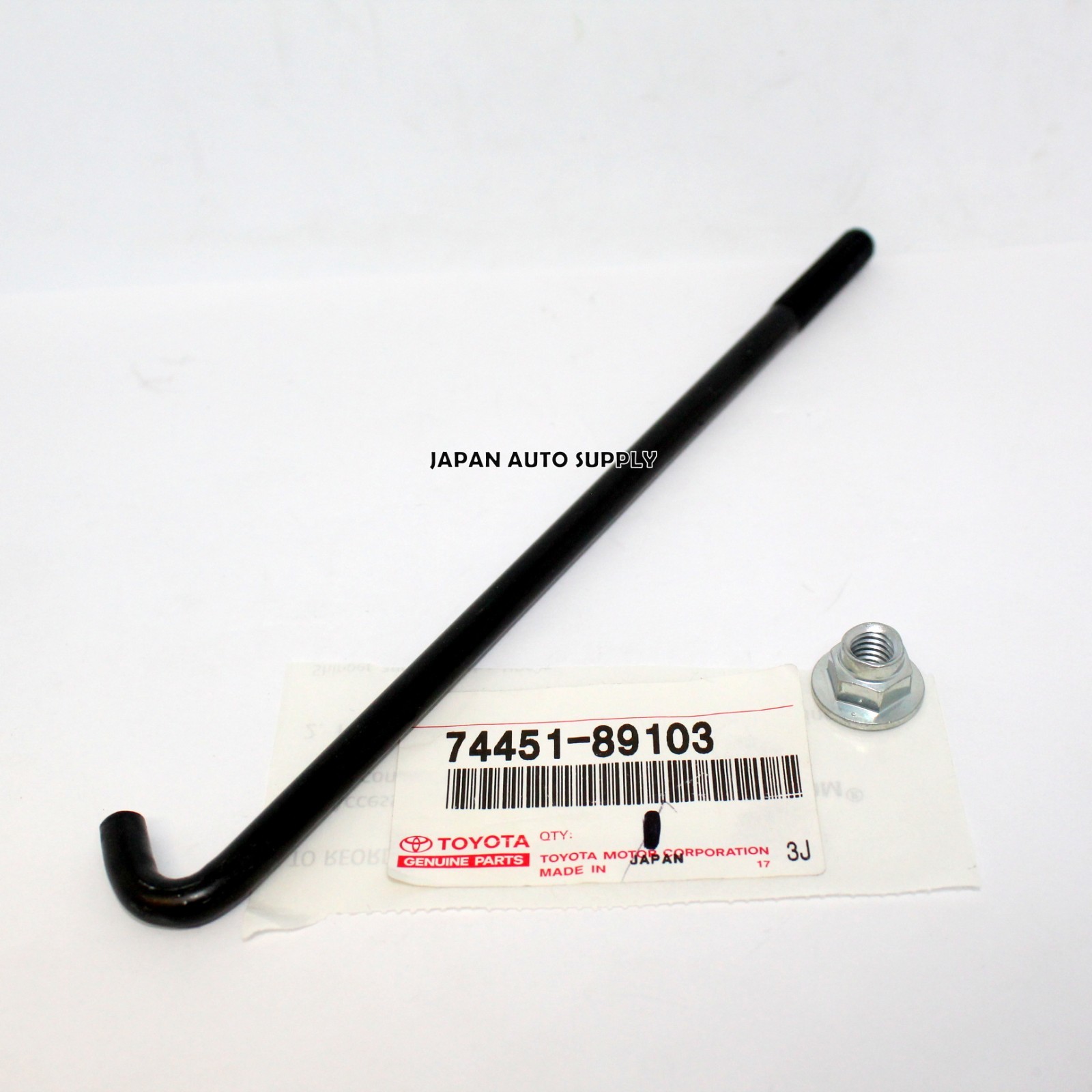 NEW OEM TOYOTA BATTERY CLAMP BOLT + LOCK NUT SET 74451-89103 & 94180 ...