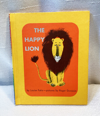 The Happy Lion by Louise Fatio (1954, Hardcover) Rainbow Spine Children ...