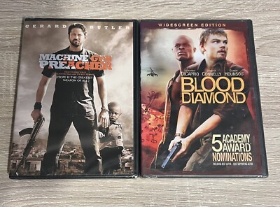 Blood Diamond & Machine Gun Preacher (2 DVDs, New) 85391117629| eBay