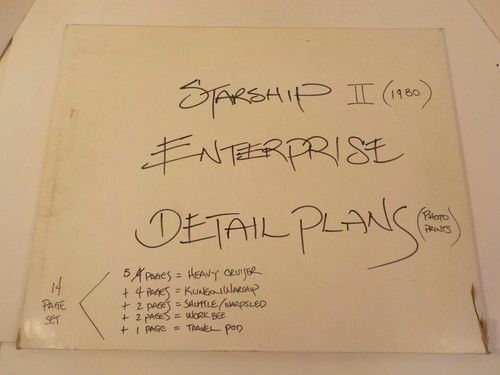 A508 Star Trek Fleet Division Blue Prints Starship II Enterprise ...