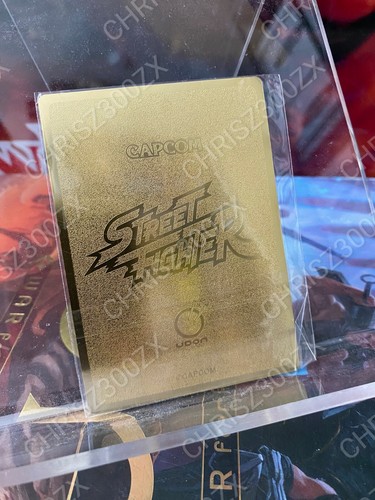 Street Fighter JURI Pink Swimsuit Exclusive GOLD Metal Card SW02 UDON ...