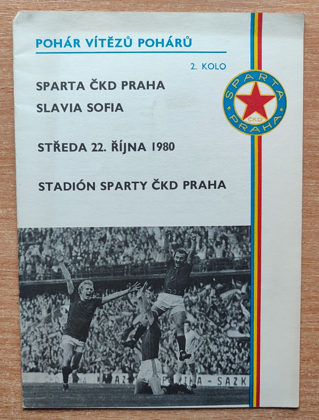 Rare programs Sparta Prague - Slavia Sofia, Bulgaria 1980 | eBay