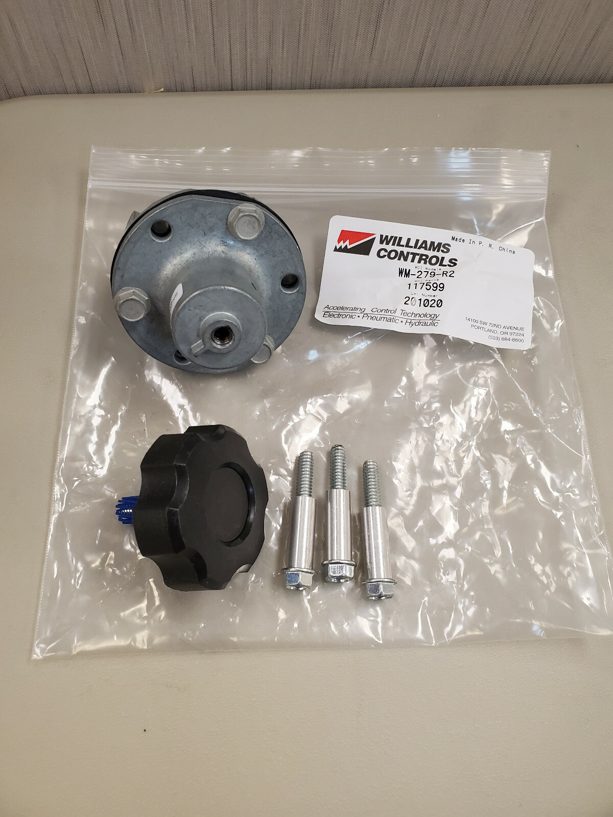 117599 / WM-279-R2 - VALVE REGULATOR, WILLIAMS CONTROL | eBay